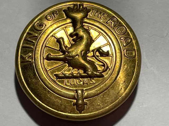 REPRO LAMP MEDALLION,KING Of The Road,Fit Lucas P100 & Similar Large ...