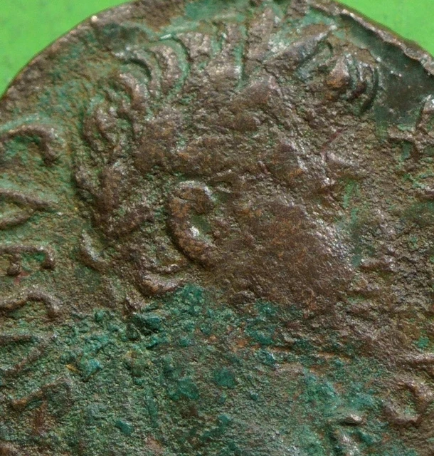 ROMAN PROVINCIAL AE25 Bronze Coin of Augustus Caesar ALTAR of LUGDUNUM ...