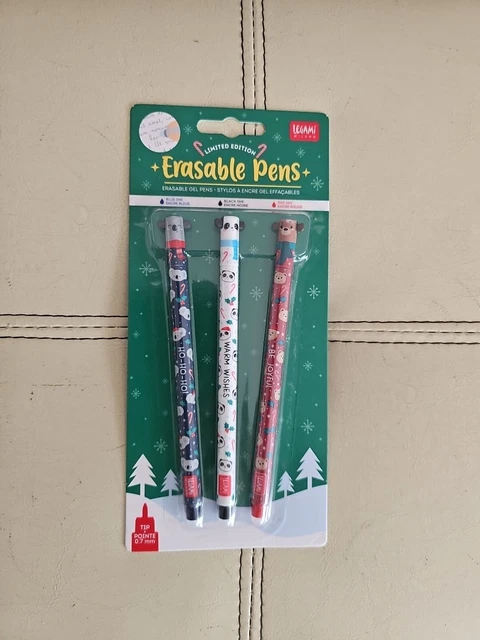 LEGAMI MILANO PENNE Cancellabili Natale 2022 Nuove Erasable Pens ...