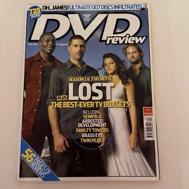 DVD REVIEW MAGAZINE Issue 92 - Lost Season 2 & 3 - 2006 August £6.95 ...