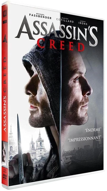 ASSASSIN'S CREED (DVD) Michael Fassbender Brendan Gleeson Justin Kurzel ...