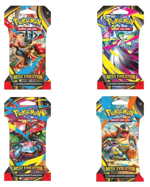 POKEMON TCG: MEGA Evolution - 4 X Blister Packs! Brand New Sealed!! $48 ...