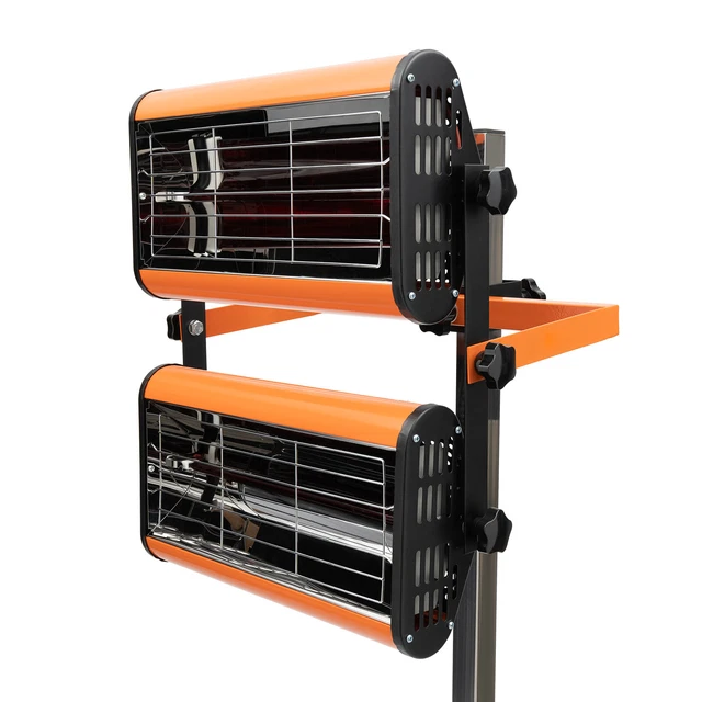 2×1KW AUTO KFZ Infrarot Strahler Lacktrockner IR Heizstrahler ...