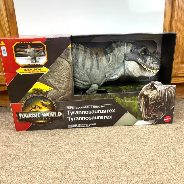 MATTEL JURASSIC WORLD Rebirth Super Colossal Tyrannosaurus Rex 39 ...