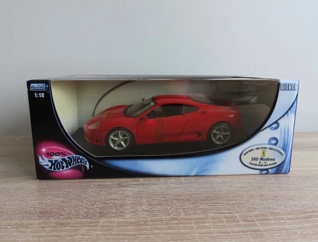MATTEL HOT WHEELS Speed Series Ferrari 360 Modena 1:18 Scale Diecast ...