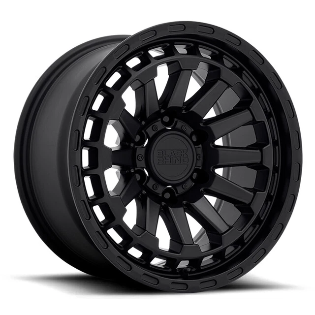 20 INCH WHITE Wheels Rims Black Rhino 20x9.5" -18 FOR Jeep Wrangler JK ...