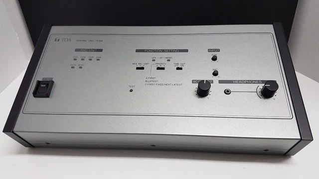 TOA CENTRAL UNIT TS-800 ** Wireless Conference System Control Unit ...