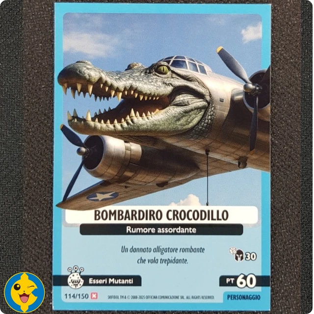 BOMBARDIRO CROCODILLO 114/150 Skifidol Italian Brainrot ITA EUR 1,90 ...