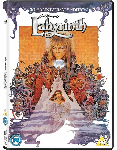LABYRINTH (30TH ANNIVERSARY Edition) DVD david bowie new also includes ...