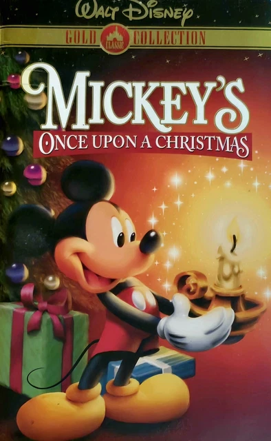 MICKEYS ONCE UPON a Christmas VHS Walt Disney 2000 Gold Collection ...