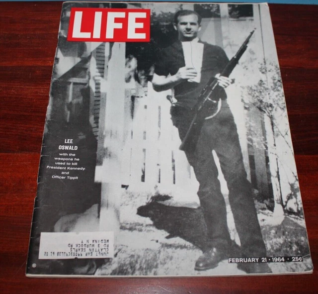 LIFE MAGAZINE FEBRUARY 21 1964 Lee Harvey Oswald Cover JFK Kennedy ...