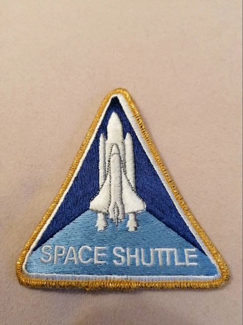 ORIGINAL AUFNÄHER PATCH NASA SPACE SHUTTLE Goldfaden 11 x 10 cm ca. 1990 NEU EUR 24,95 - PicClick DE