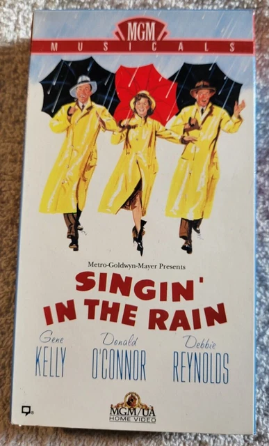 SINGIN' IN THE Rain VHS Gene Kelly Debbie Reynolds MGM Musicals $16.63 ...