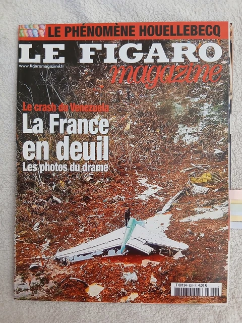 FIGARO MAGAZINE 8/2005 Crash Du Venezuela Houellebecq Frida Kahlo ...