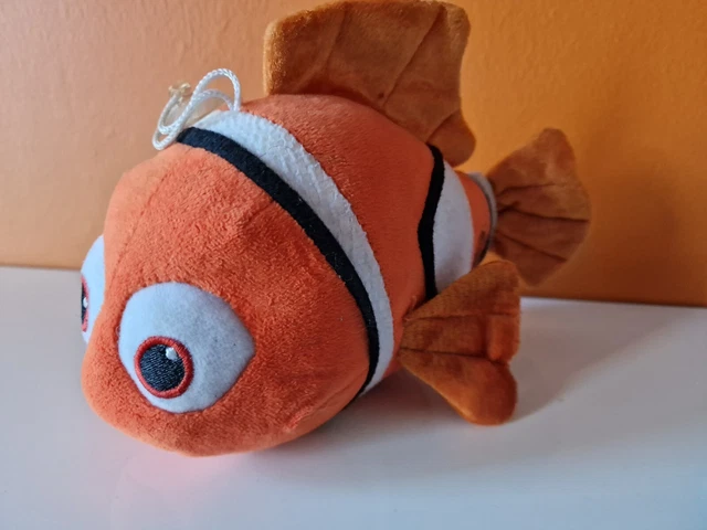 DISNEY STORE STAMPED NEMO FINDING NEMO 9" PLUSH CUDDLY SOFT TOY Teddy ...