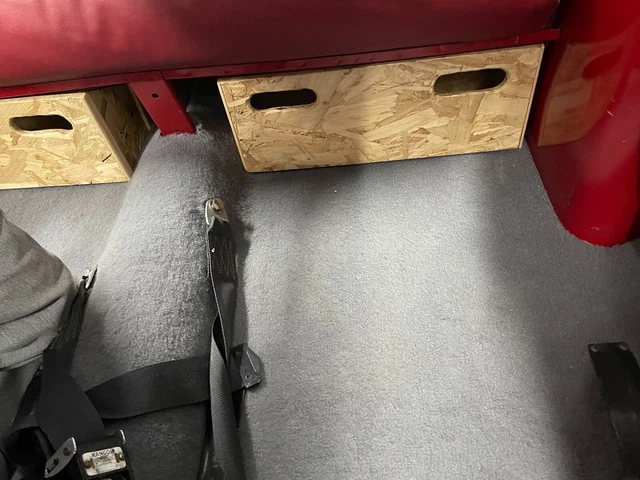 CLASSIC MORRIS / Austin Mini Mk1 / Cooper , Under Seat Storage Boxes £ ...