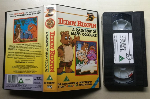 TEDDY RUXPIN - A Rainbow Of Many Colours - Vhs Video £12.99 - PicClick UK