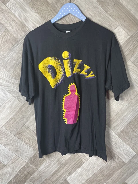 THE WONDER STUFF Vic Reeves Dizzy 1991 T Shirt Black Size Large Rare £ ...