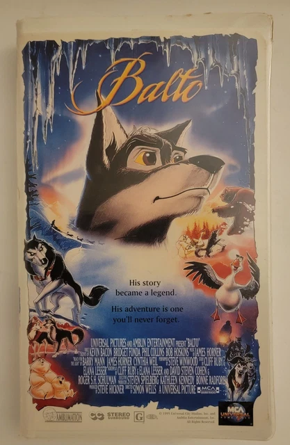 BALTO VHS MOVIE Vintage 1995 Drama Family Fun Movie Adventure £3.57 ...