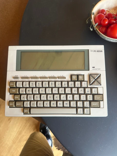 VINTAGE NEC PC-8201A Portable Computer + Epson P-40 Printer + Case ...