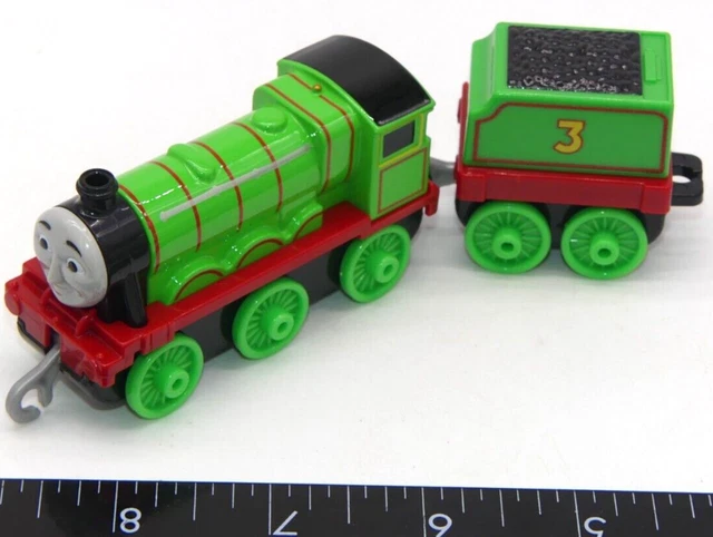 THOMAS THE TRAIN & Friends Trackmaster Push Along Percy Green ...
