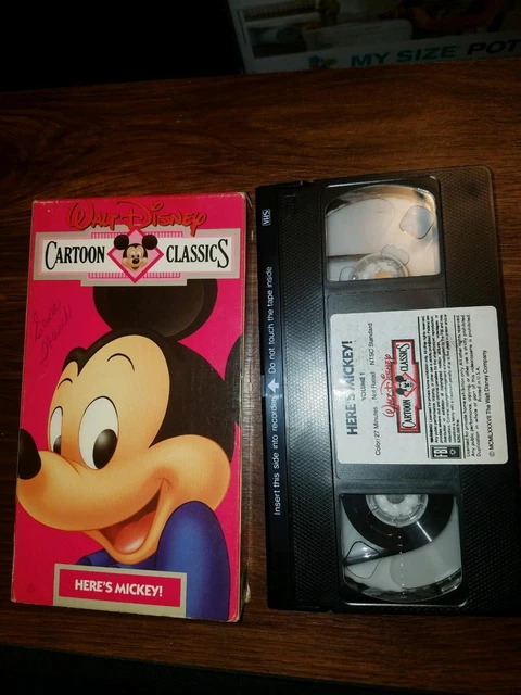 WALT DISNEY CARTOON Classics - Volume 1 - Heres Mickey! (VHS, 1991 ...
