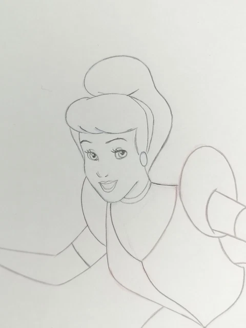 Cinderella Disney Animation Production Sericel Le Walt Disney Original