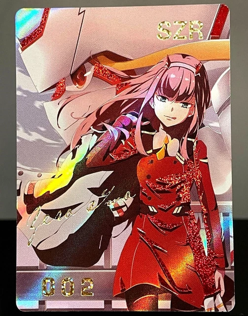 NEW ANIME ZERO TWO CARTE SIGNATURE SZR-Goddess Story TCG Waifu Doujin ...