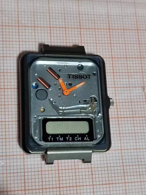 OROLOGIO TISSOT TWO Timer Skeleton Uomo Vintage Buono Stato Estetico ...