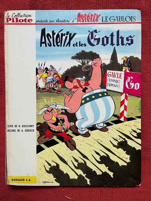 ASTÉRIX ET LES Goths EO Française dos blanc type 3a - DL 3ime T 1963 ...