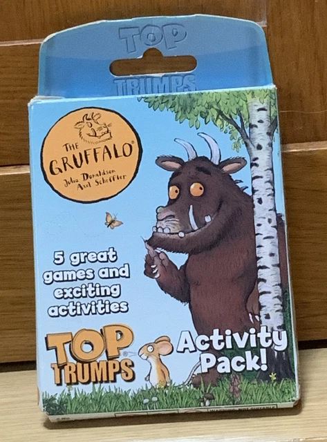 THE GRUFFALO TOP Trumps Activity Pack Kids Card Game 2-4 Players 3 ...