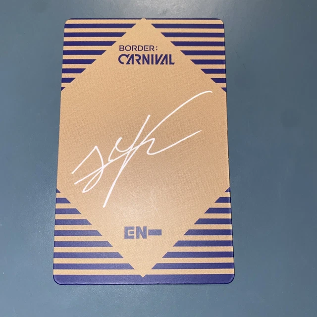 ENHYPEN JAY BORDER Carnival Official Album Photocard - Up Lenticular ...