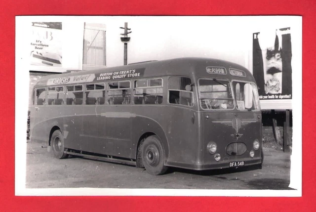 BUS PHOTO - Victoria Motorways DFA548 - 1955 Willowbrook AEC Reliance ...