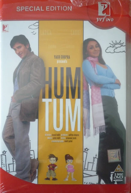 HUM TUM ORIGINAL BOLLYWOOD DVD (2 DISC SET) Saif Ali Khan & Rani ...