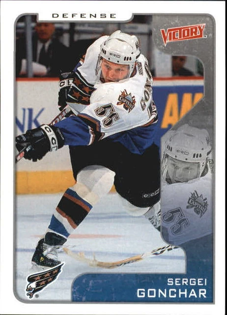 CARTE DE HOCKEY 2001-02 UD Victory Capitals #351 Sergei Gonchar EUR 1 ...