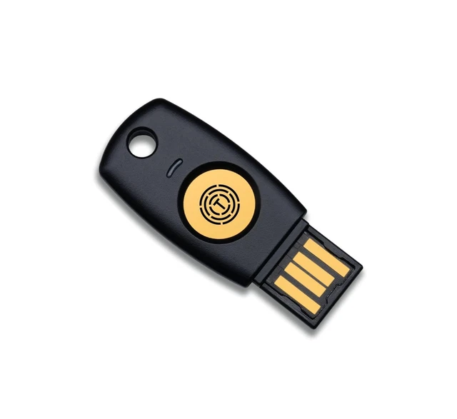 FIDO2 U2F SECURITY Key Passkey Two-Factor Authentication (2FA) USB Key ...