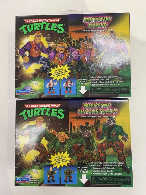 LOT DE 2 tortues ninja mutantes adolescentes TMNT Mutatin' Thug to ...