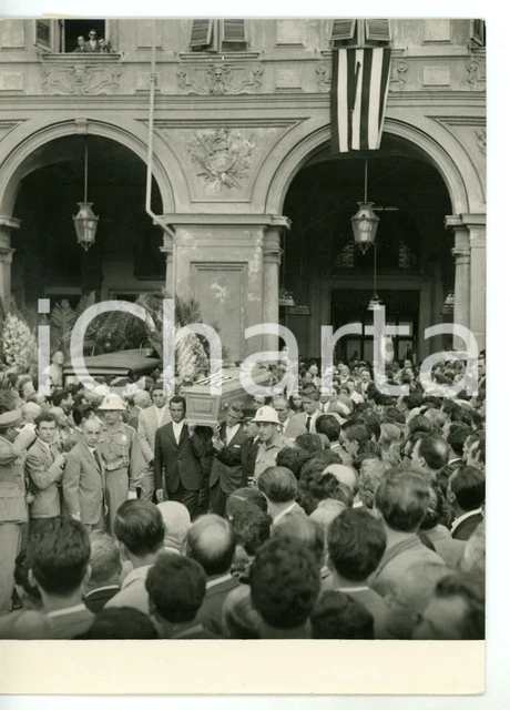1956 TORINO PIAZZA San Carlo - Funerali Gianpiero COMBI dirigente ...