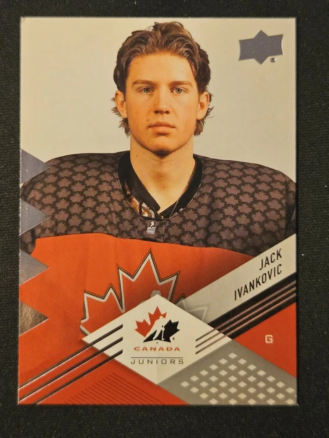 2024 UD TEAM Canada Jack Ivankovic 2025 Draft Prospect $5.00 - PicClick CA