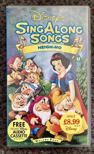 VINTAGE RARE WALT Disney VHS - Sing-Along Songs #4 - Heigh-Ho EUR 4,66 ...