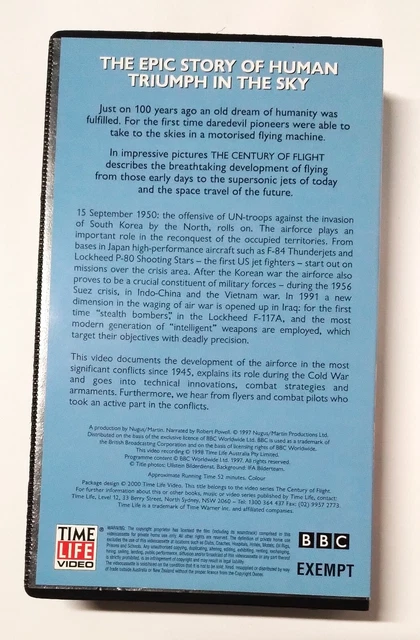 &TIME LIFE VIDEO& The Century Of Flight "FROM KOREA TO THE GULF WAR AIR ...