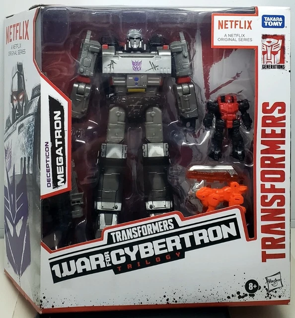 HASBRO NETFLIX TRANSFORMERS War for Cybertron Desepticon Megatron ...