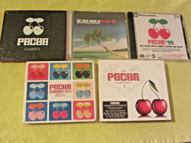 PACHA IBIZA 5 CD Album Collection Lot Dance Classics Latin Sound Summer ...