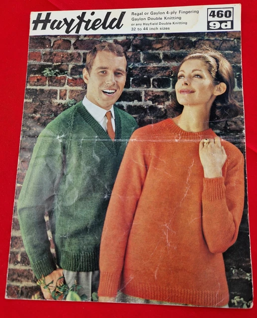 HAYFIELD JUMPERS KNITTING Pattern £0.99 - PicClick UK