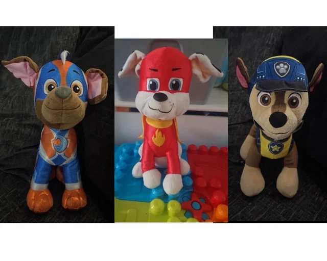 PAW PATROL CHASE Zuma Marshall Plush Teddy Soft Toy Kids Children’s Tv ...
