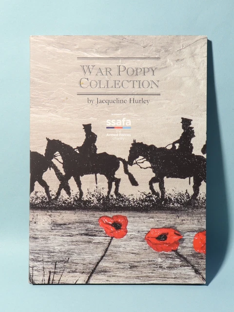 WAR POPPY COLLECTION by Jacqueline For Heroes and Horses 4 Gold Plated ...