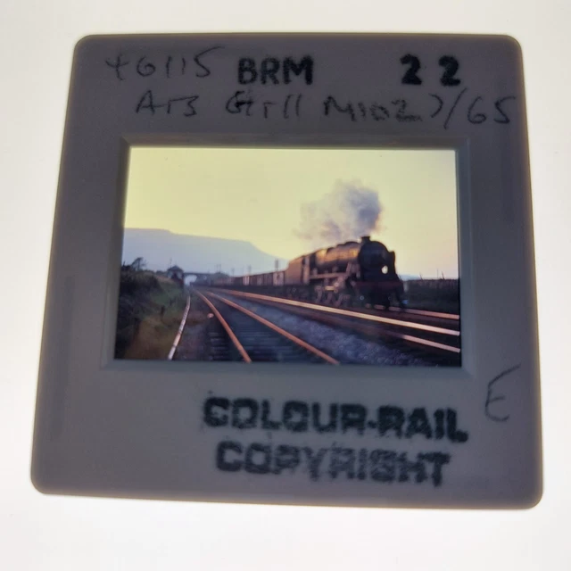 COLOUR-RAIL SLIDE REF BRM22 BR 46115 Ais Gill summit 17/7/65 £2.49 ...