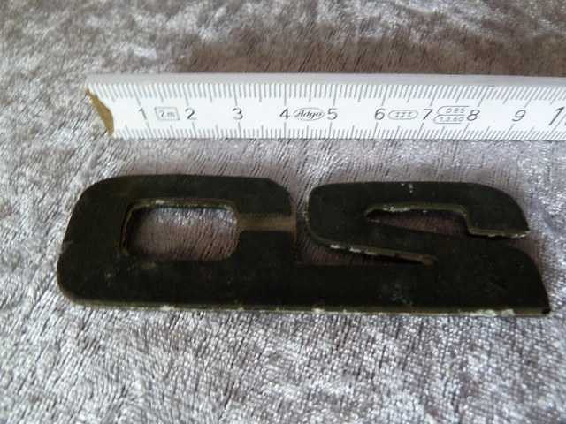 ORIGINAL OLDTIMER EMBLEM Typenschild Schriftzug Opel COMMODORE 2.0 EUR ...