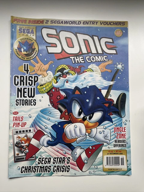 SONIC THE HEDGEHOG - Sonic The Comic UK - Sega / Fleetway Issue No. 95 ...
