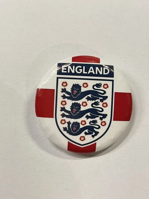 ENGLAND EURO 2024 World Cup Football Did. Button Badge 32mm £1.35 ...
